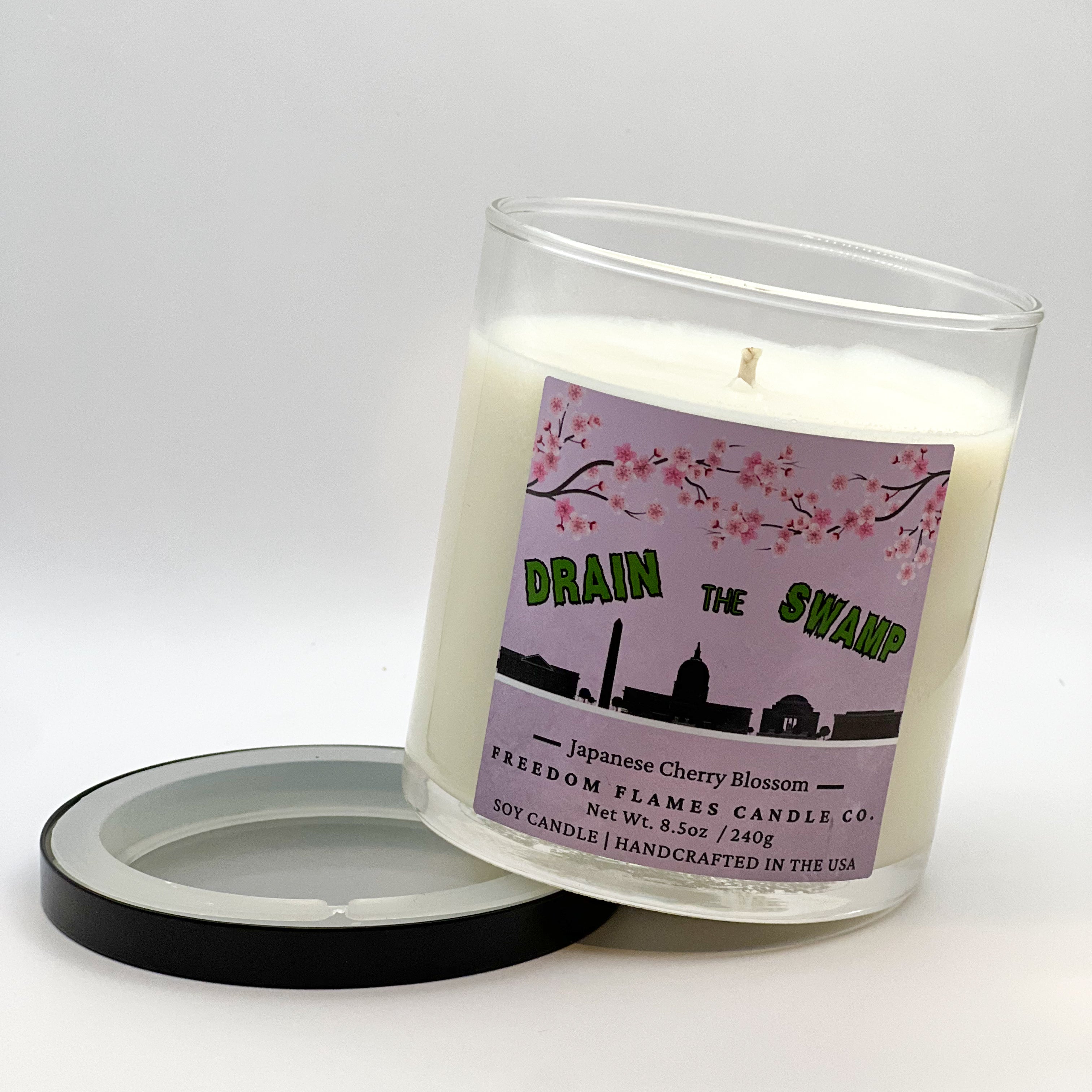 Drain the Swamp (Japanese Cherry Blossom) – Freedom Flames Candle Co.